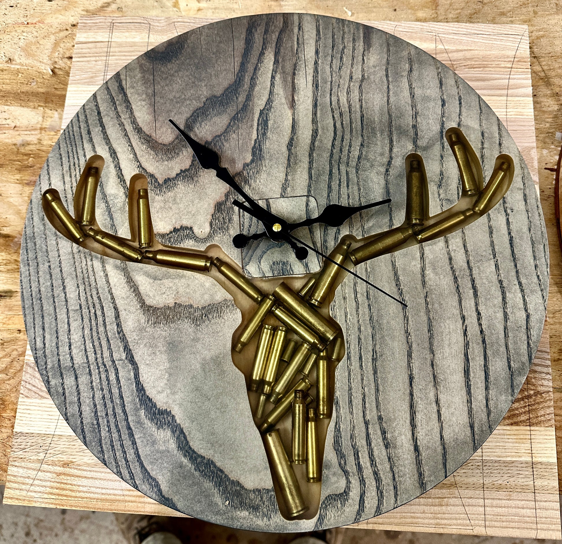 Buck Bullet Clock – Aurra Wood Co.